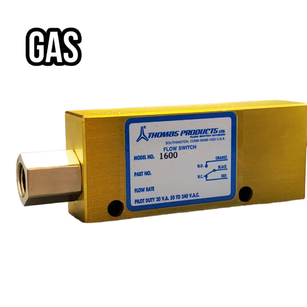 1600 Series Liquid or Gas Flow Switch - Brass | Thomas Products